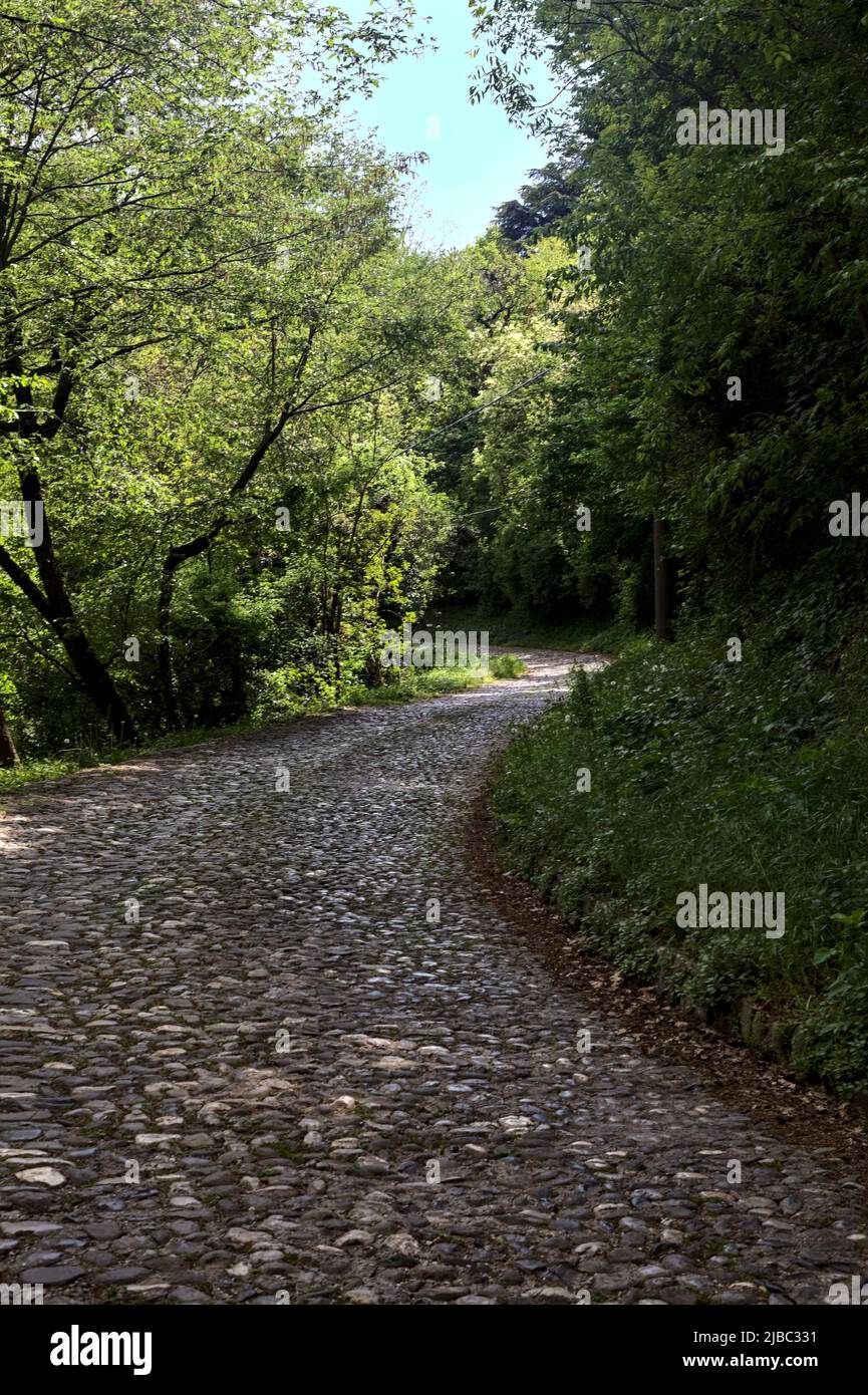 Shady alley in mountain hi-res stock photography and images - Alamy