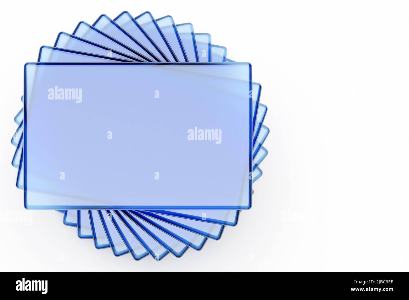 3D illustration of a blue frame mocap in volumetric isolated background ...