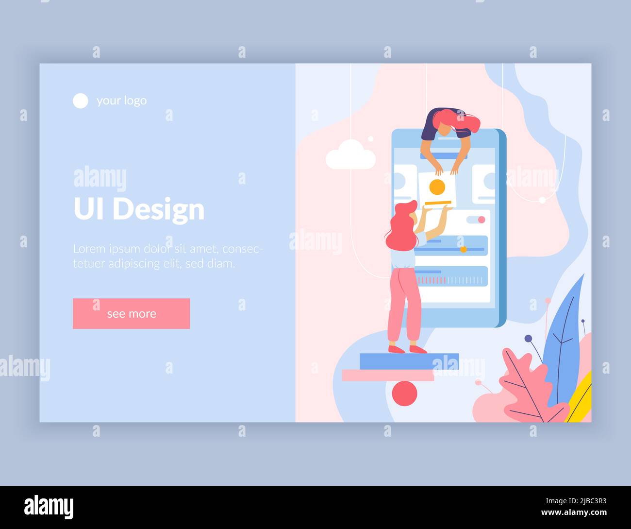 Webpage setting Stock Vector Images - Alamy