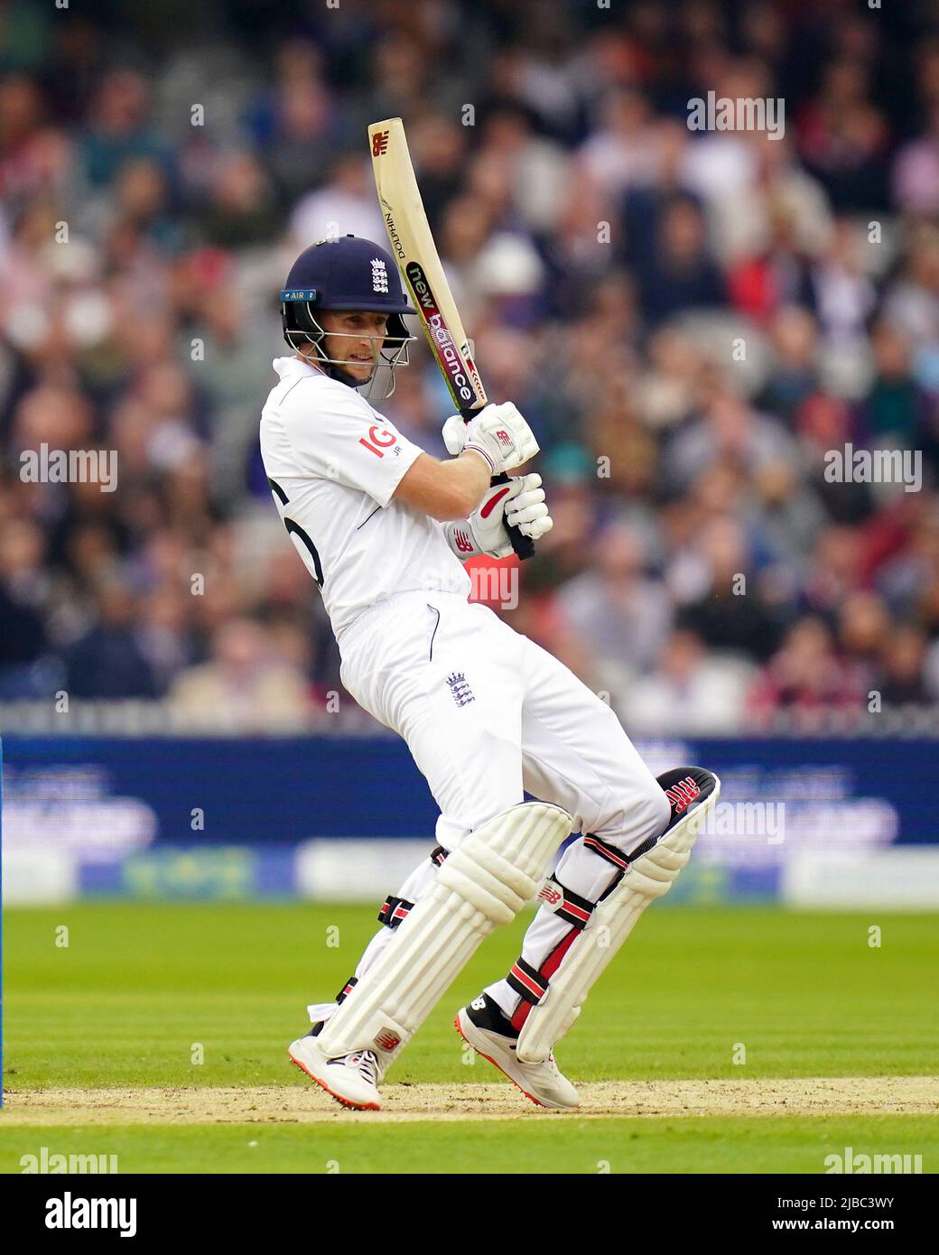England's Joe Root batting during day four of the First LV= Insurance ...