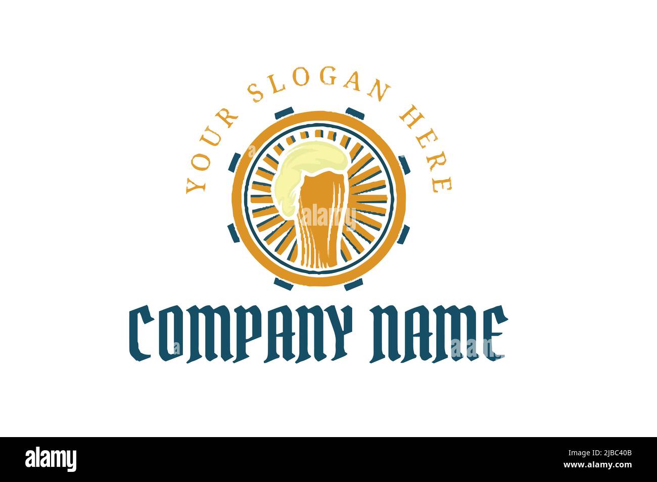 Illustration of professional corporates company icon log design in ...