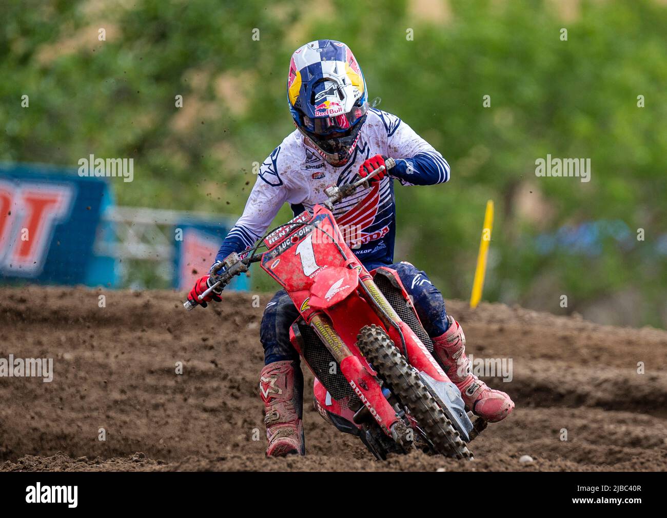 June 04 2022 Rancho Cordova, CA USA Jett Lawrence coming out of turn 16 ...