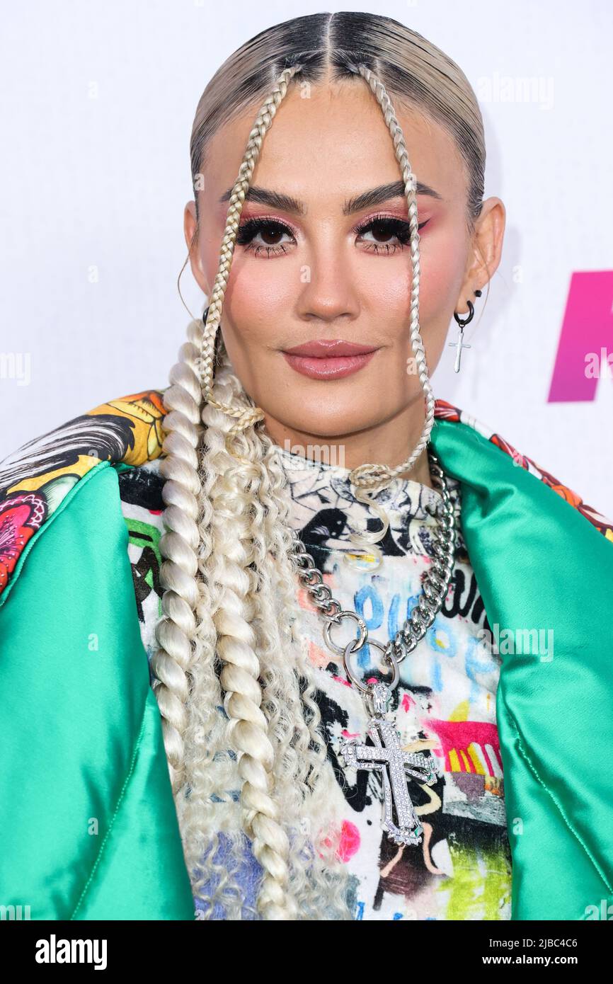 CARSON, LOS ANGELES, CALIFORNIA, USA - JUNE 04: Indonesian singer Agnez ...