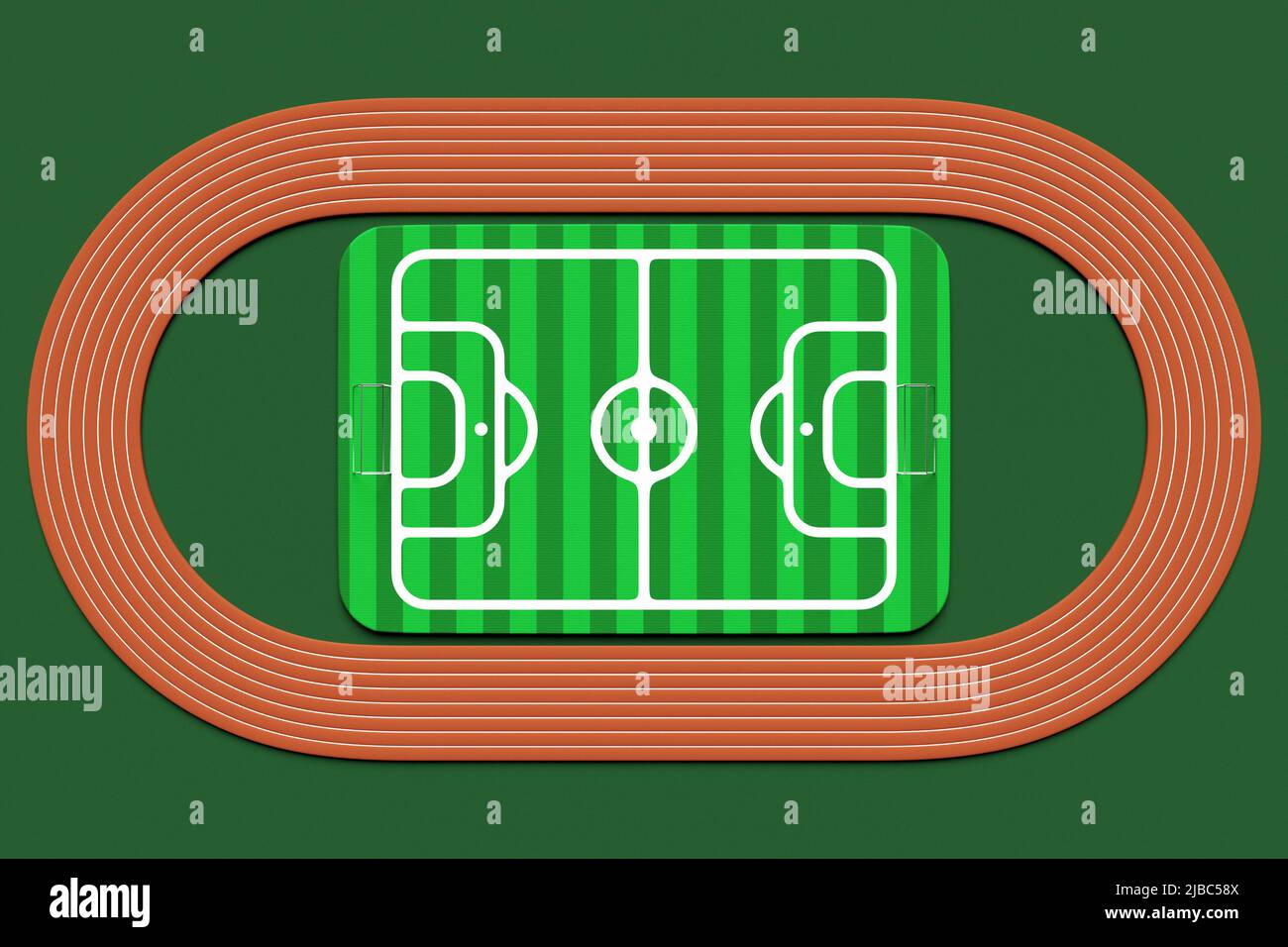 Public buildings. Football Arena. World cup 3d illustration Stock Photo ...