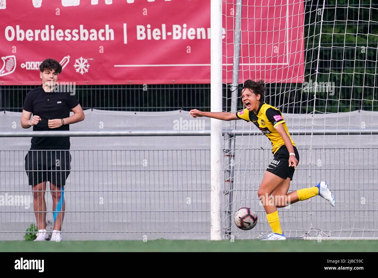 June 4th, 2022, Bern, Wyler artificial turf field, playoff final: BSC YB women U19 - FC Luzern ...
