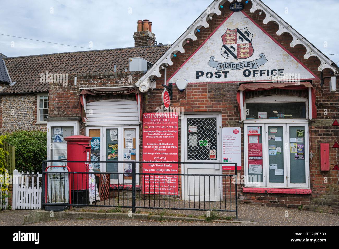 The Post Office in High Street, Mundesley, Norfolk Stock Photo - Alamy