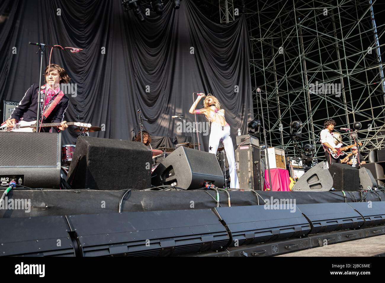 Bologna Italy. 04 June 2022. The American rock band STARCRAWLER ...