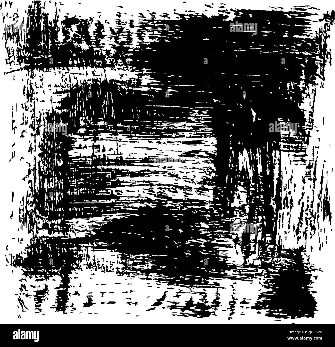 Hand drawn black grunge square with scribbles Stock Vector Image & Art ...