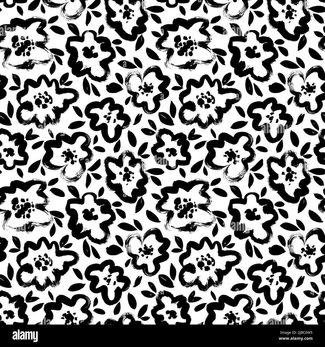 Minimalist flowers leaves blossom Stock Vector Images - Alamy