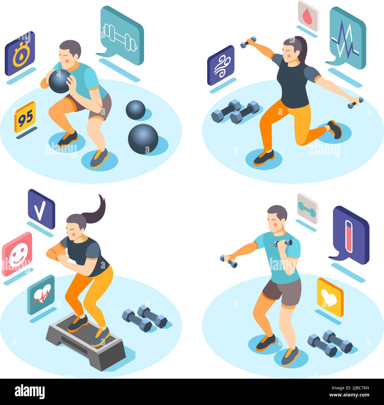 Interactive exercises Stock Vector Images - Alamy