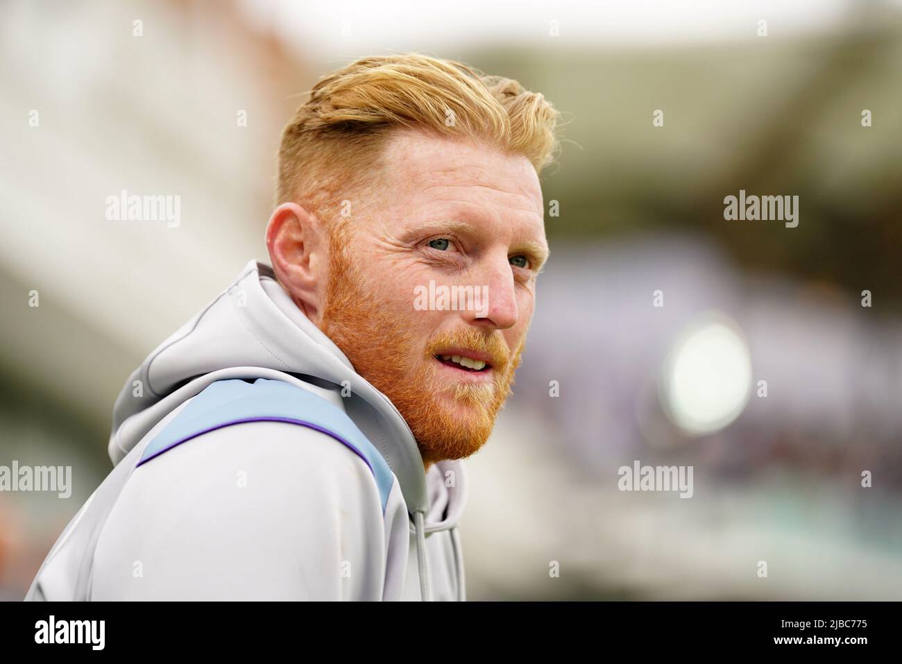 England’s Ben Stokes during day four of the First LV= Insurance Test ...