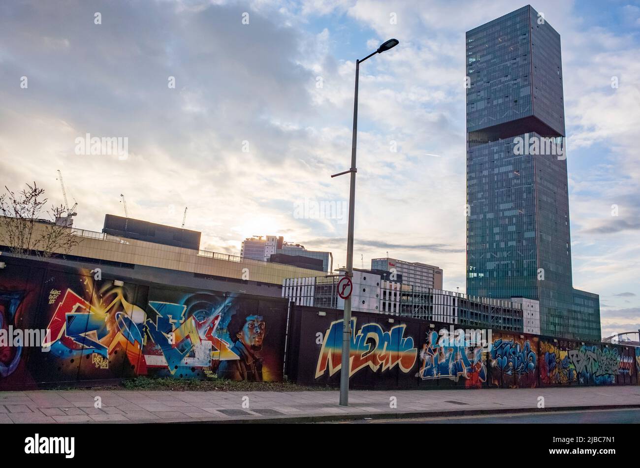 Manhattan Loft Gardens luxury high-rise apartments in background with ...
