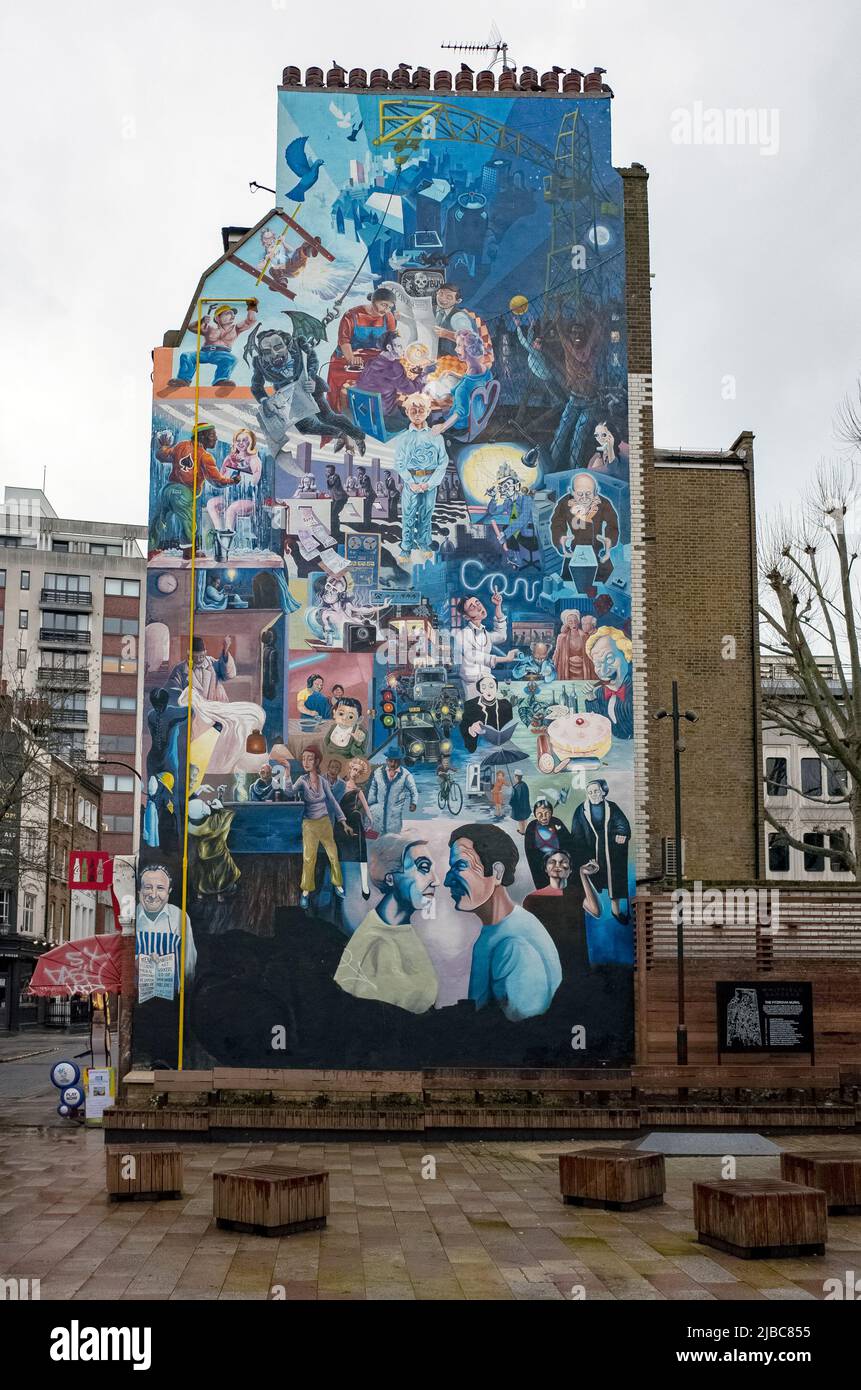 The fitzrovia mural hi-res stock photography and images - Alamy