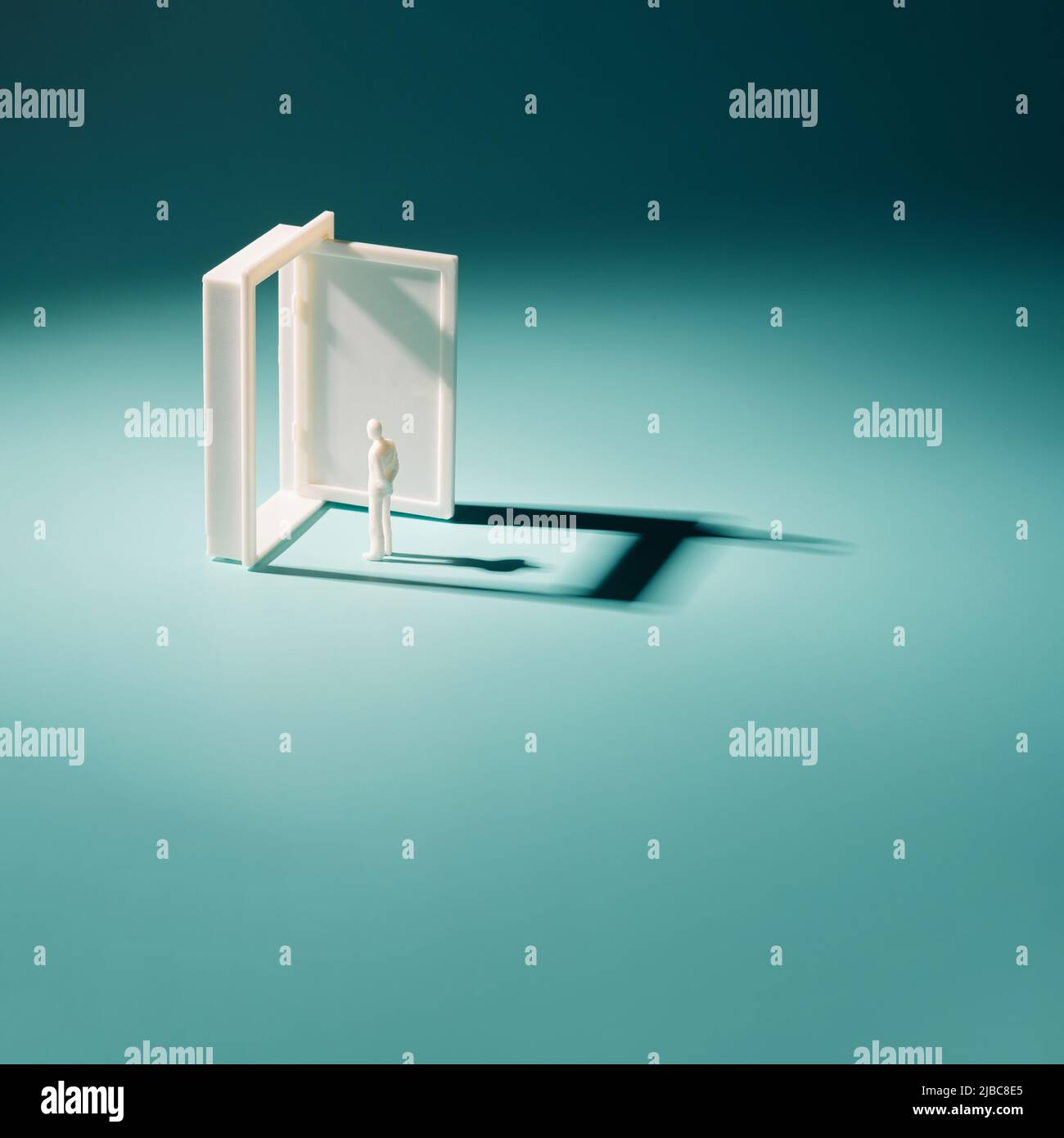 Portal to future hi-res stock photography and images - Alamy