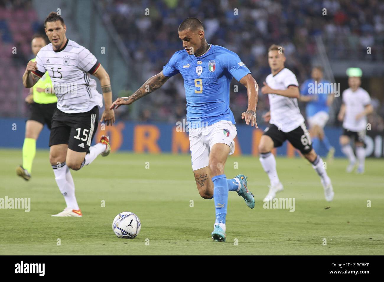 Gianluca Scamacca of Italy during Italy vs Germany, 1° day of Nations ...