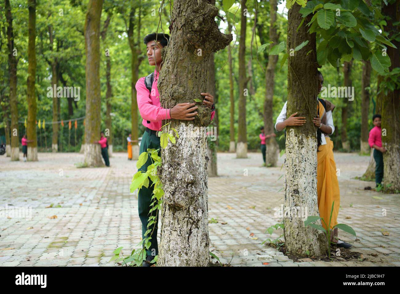 Agartala, India's northeastern state of Tripura. 5th June, 2022. School ...