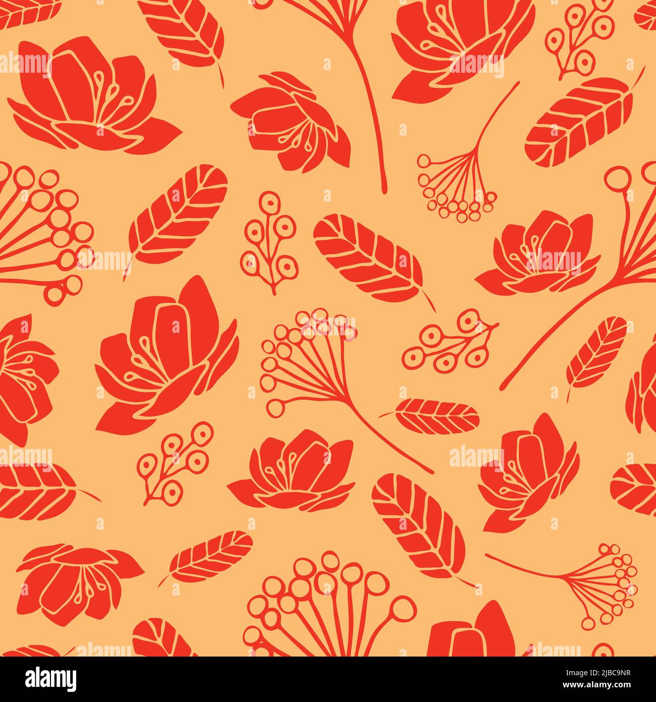 Romantic Floral Pattern Background Free Elegant Floral Wallpaper Image