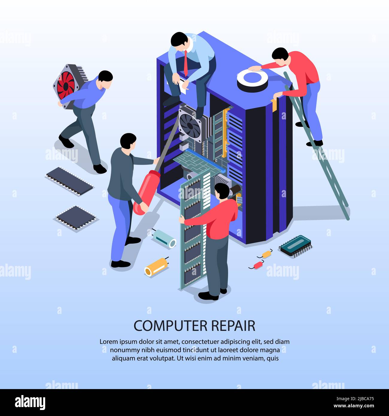 Satellite engineer Stock Vector Images - Alamy