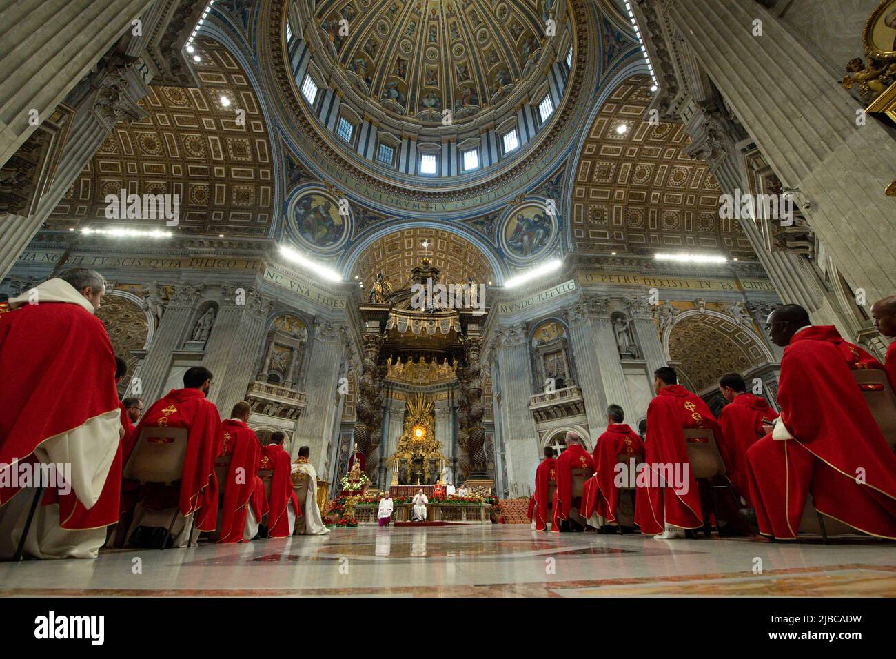 Italy, Rome, Vatican, 22/06/5 Pope Francis attends Pentecost Mass ...