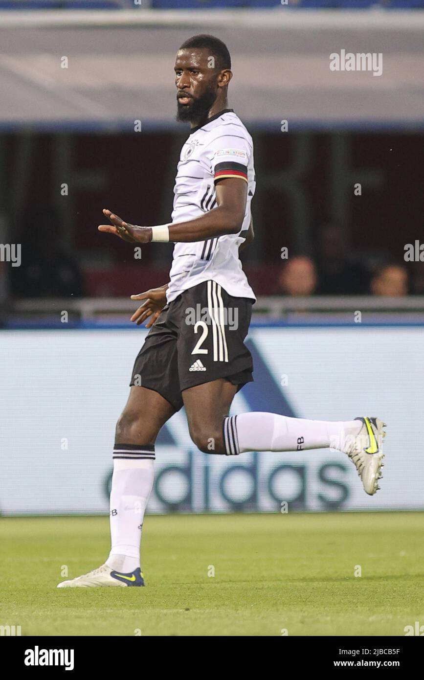 Antonio Rudiger of Germany gestures during Italy vs Germany, 1° day of ...