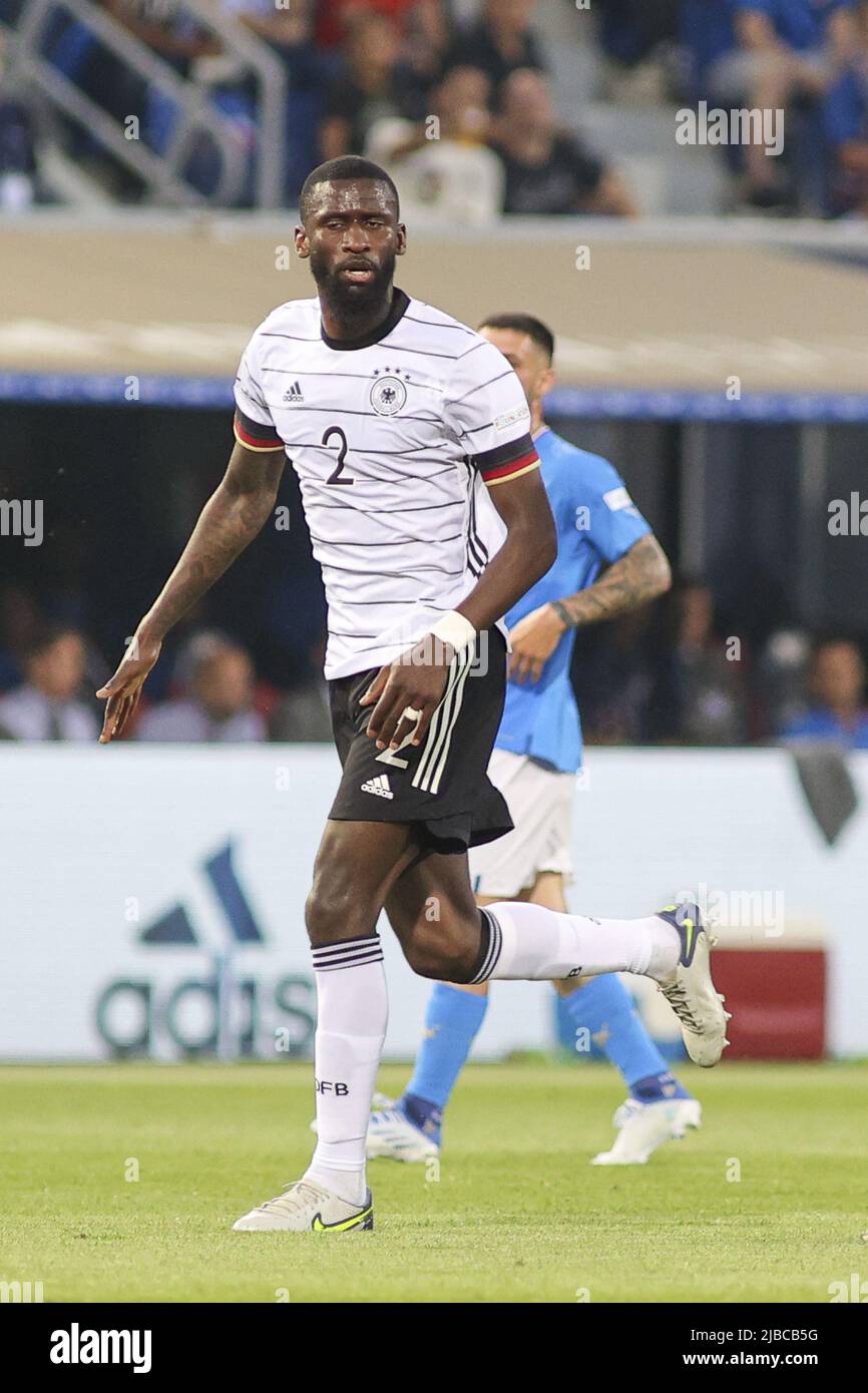 Antonio Rudiger of Germany looks during Italy vs Germany, 1° day of ...