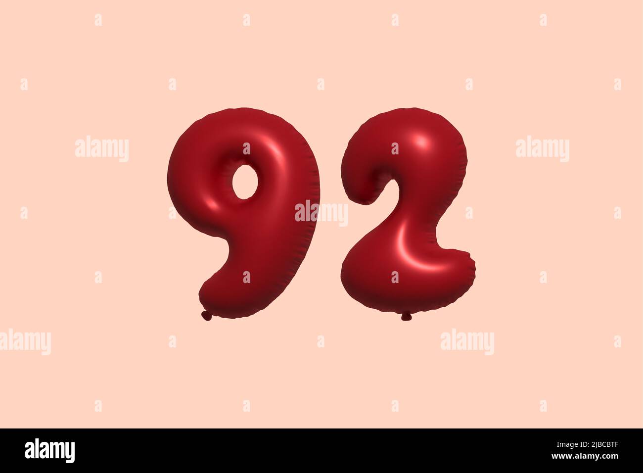 3d number 92 Stock Vector Images - Alamy