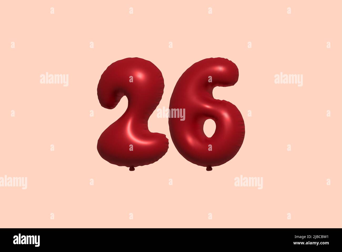 3d number 26 Stock Vector Images - Alamy
