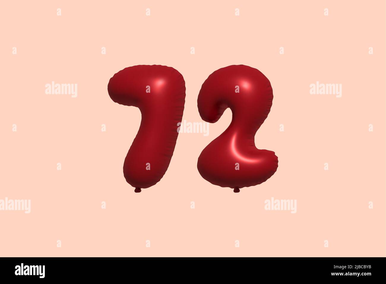 3d number 72 hi-res stock photography and images - Alamy