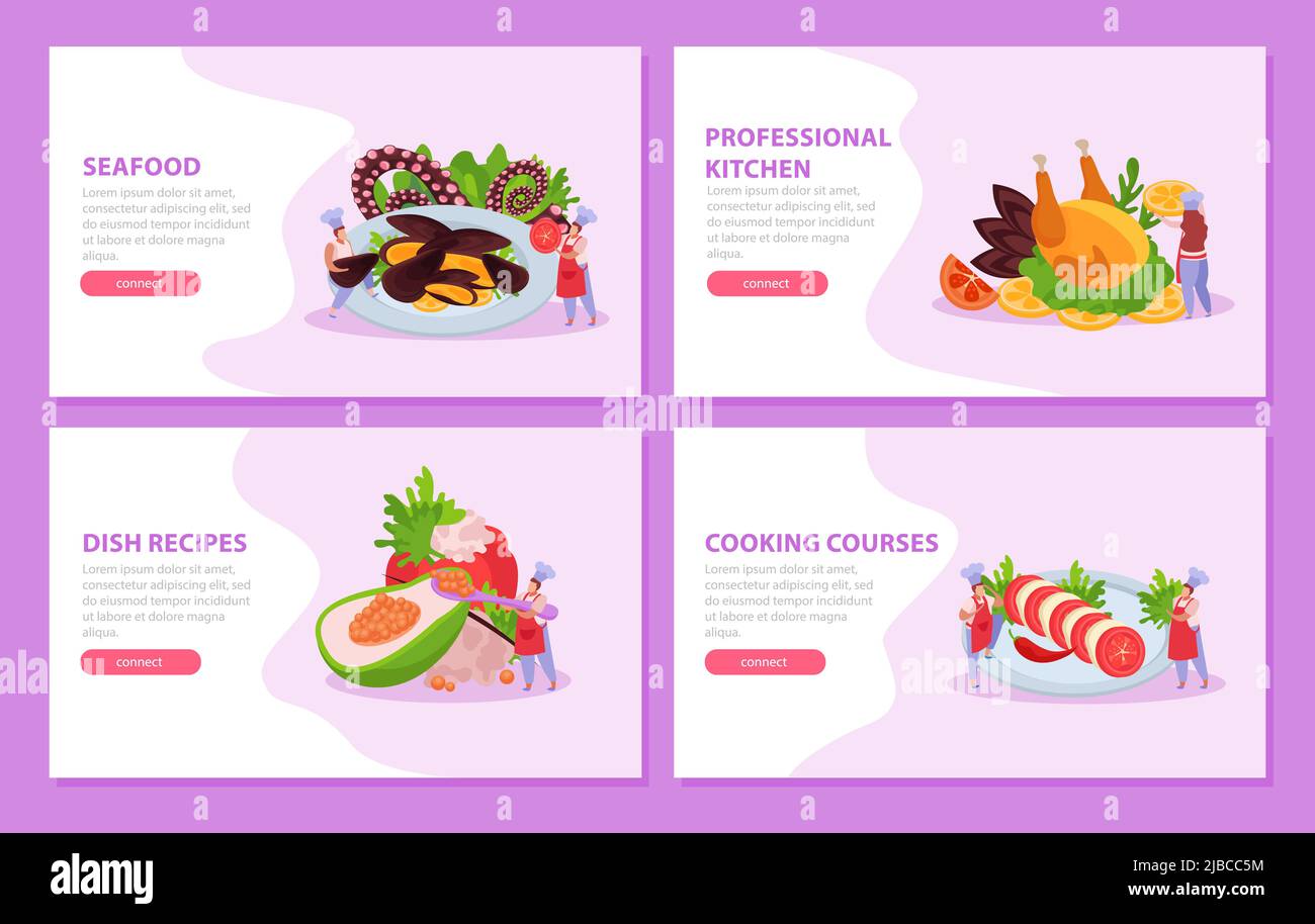 Cooking lesson and illustration hi-res stock photography and images - Alamy