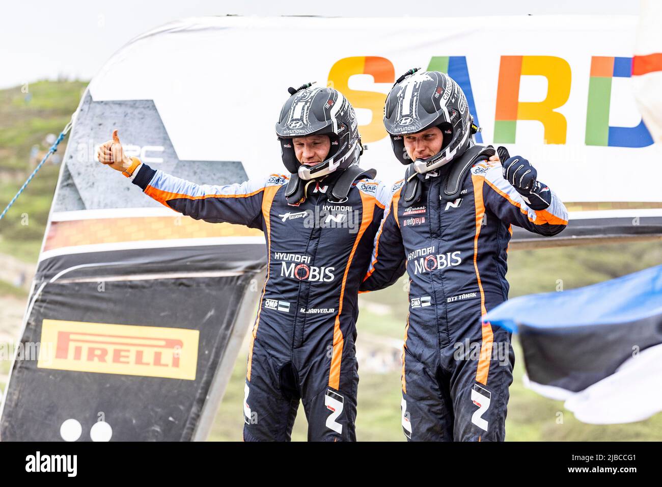 TANAK Ott (est), Hyundai Shell Mobis World Rally Team, Hyundai i20 N ...