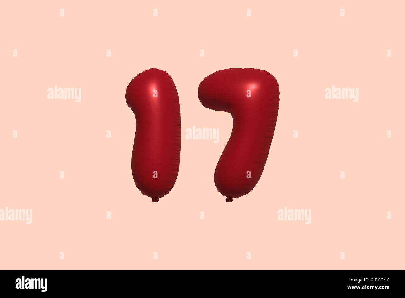 3d number 17 Stock Vector Images - Alamy