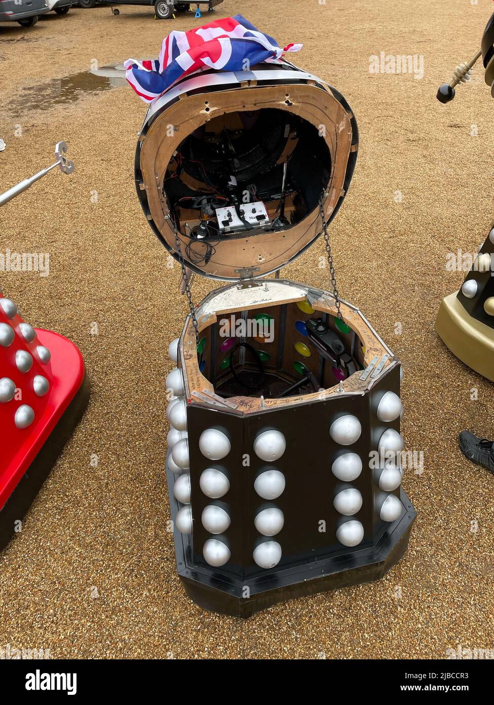 Daleks, extra-terrestrial mutants known from the Doctor Who television ...