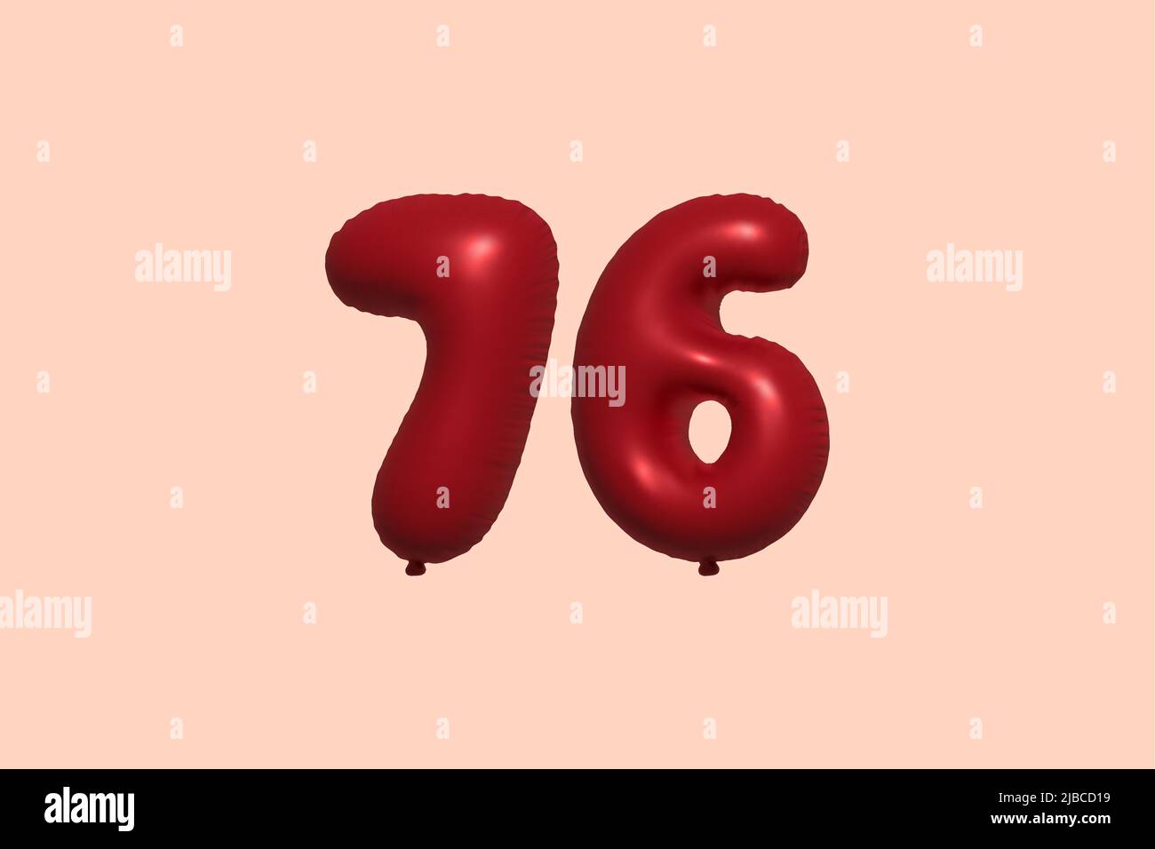 76 3d number balloon made of realistic metallic air balloon 3d ...