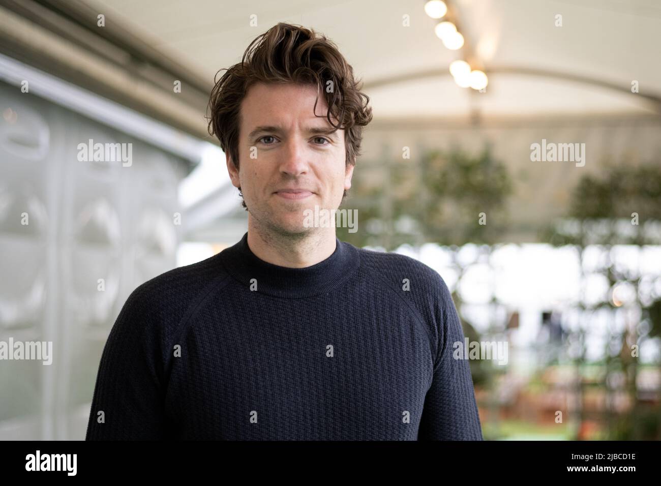 Hay-on-Wye, Wales, UK. 5th June, 2022. Greg James Portrait at Hay ...