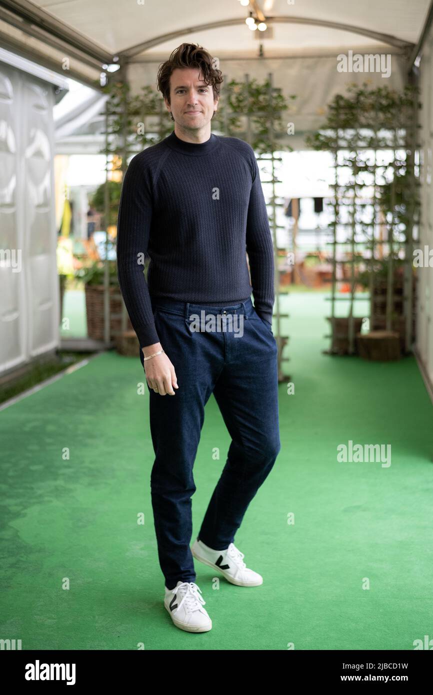Hay-on-Wye, Wales, UK. 5th June, 2022. Greg James Portrait at Hay ...