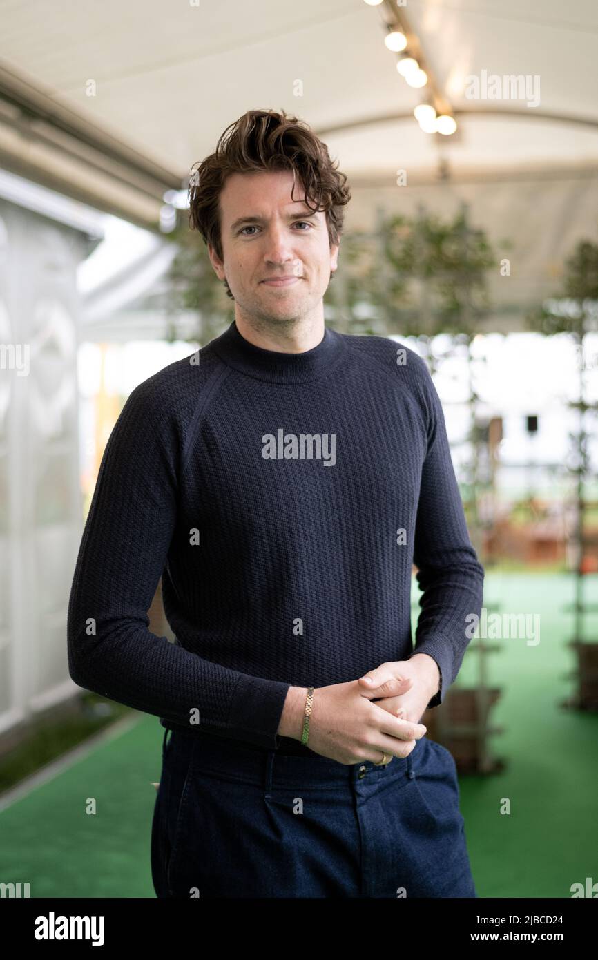 Hay-on-Wye, Wales, UK. 5th June, 2022. Greg James Portrait at Hay ...