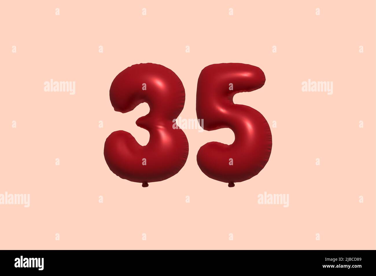 35 3d number balloon made of realistic metallic air balloon 3d ...