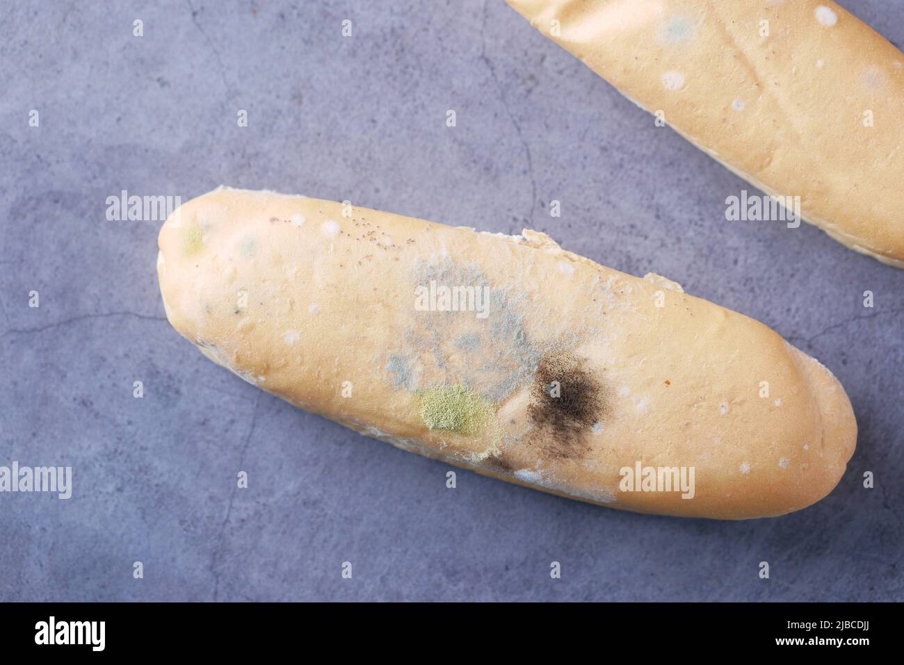 bread with mildew. Spoiled products Stock Photo - Alamy