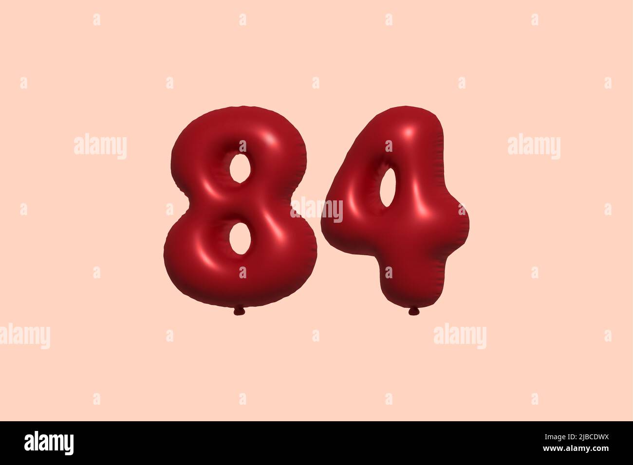 3d number 84 Stock Vector Images - Alamy