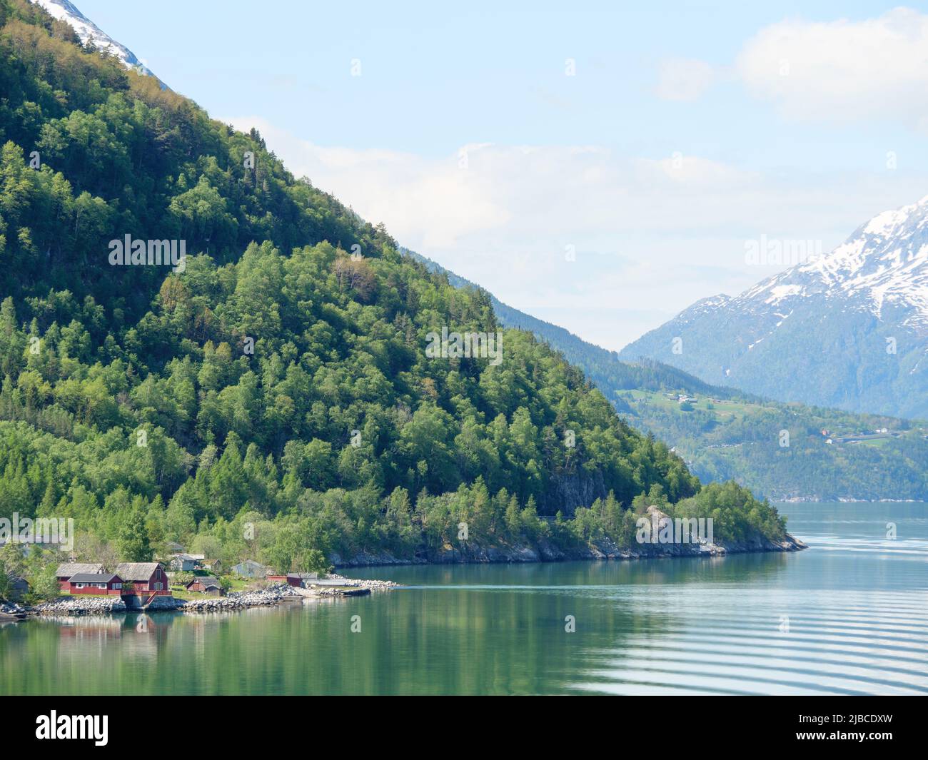 Eidfjord in norway Stock Photo - Alamy
