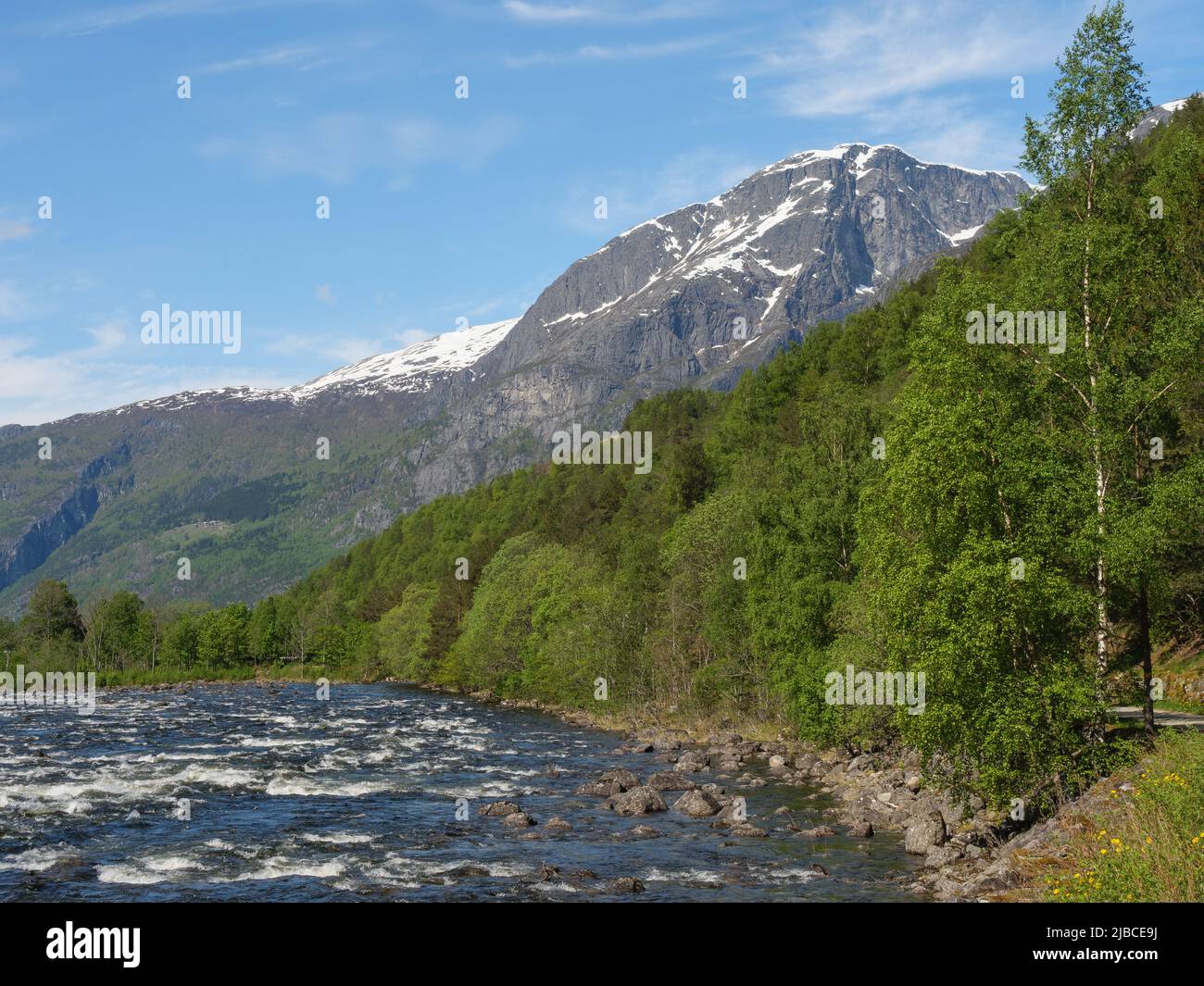 Eidfjord in norway Stock Photo - Alamy