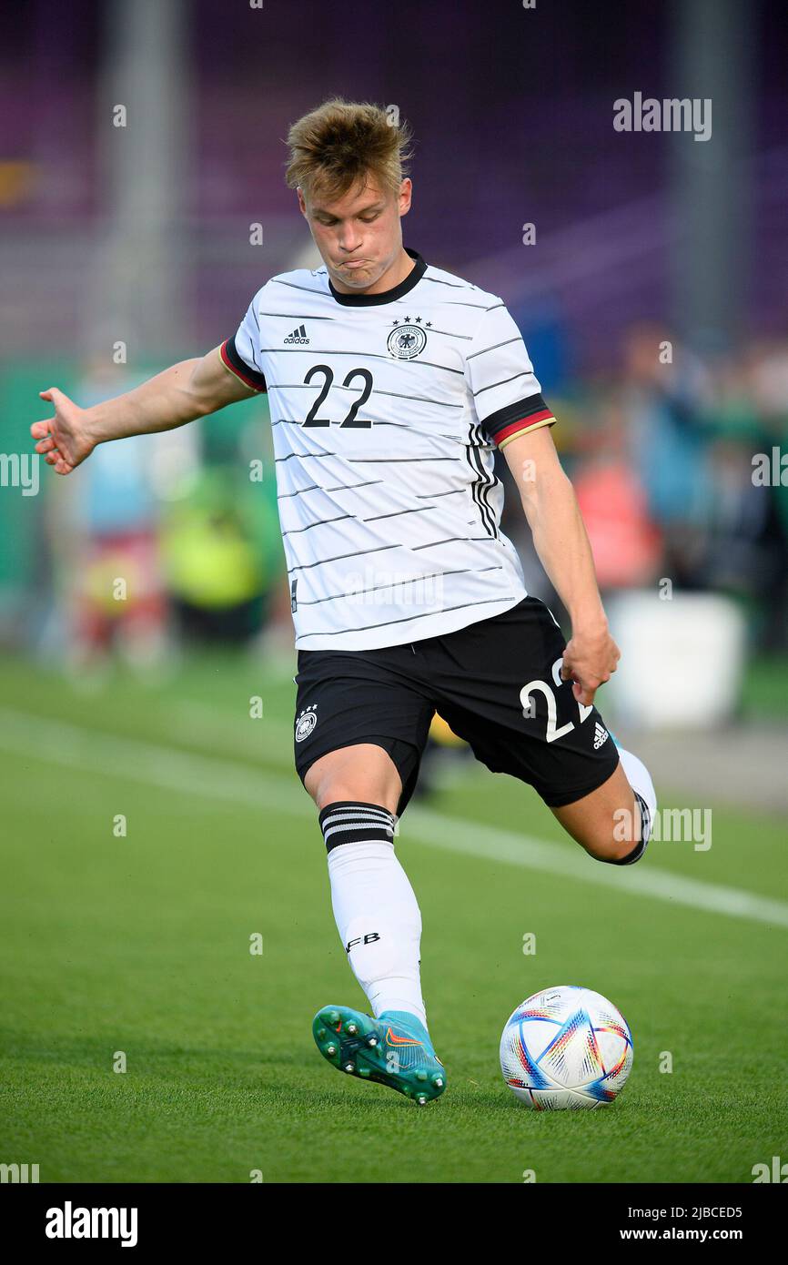 Luca NETZ (GER) action, soccer Laenderspiel, European Championship ...
