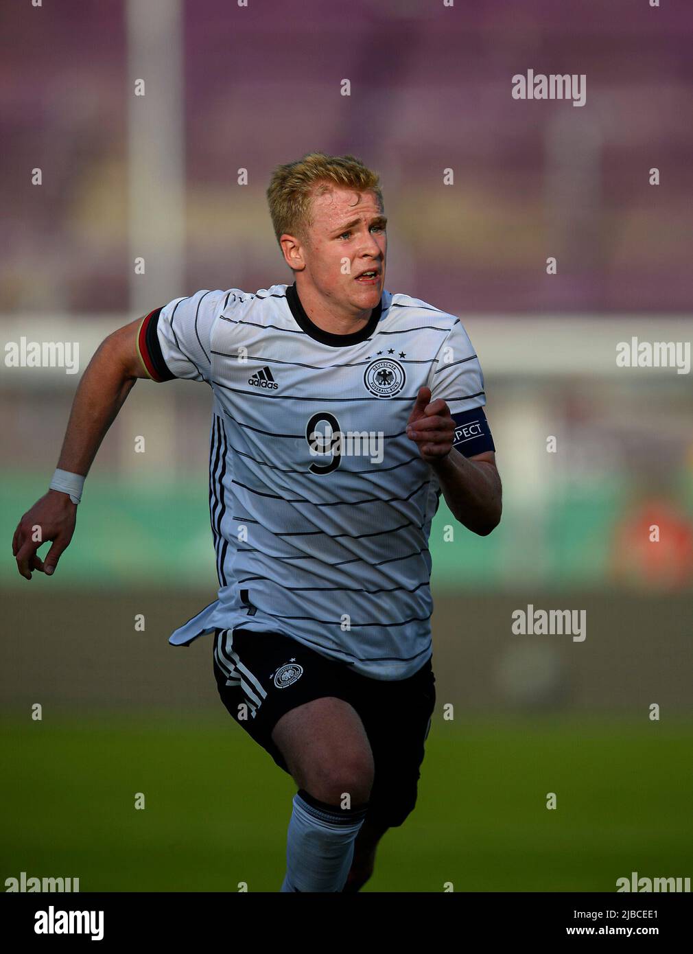 Jonathan BURKARDT (GER) action, soccer Laenderspiel, European ...