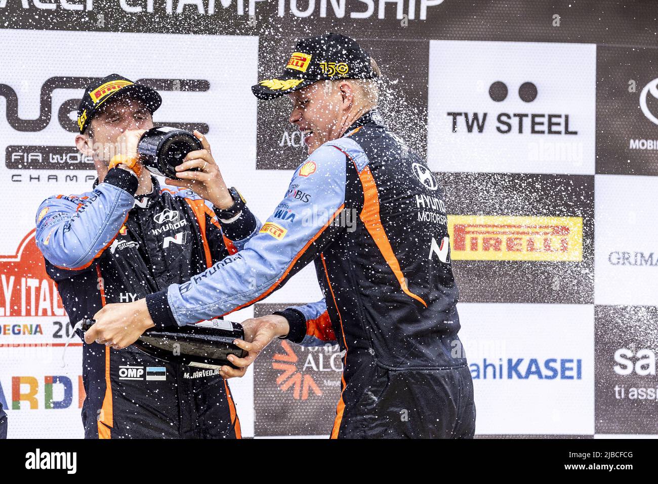 TANAK Ott (est), Hyundai Shell Mobis World Rally Team, Hyundai i20 N ...