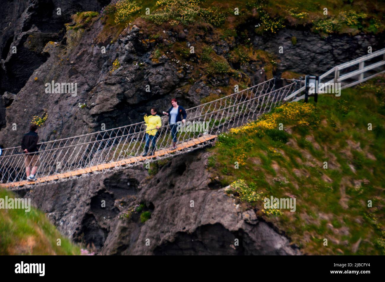Carrick-a-Rede Rope Bridge in Northern Ireland fisherman's bridge on ...