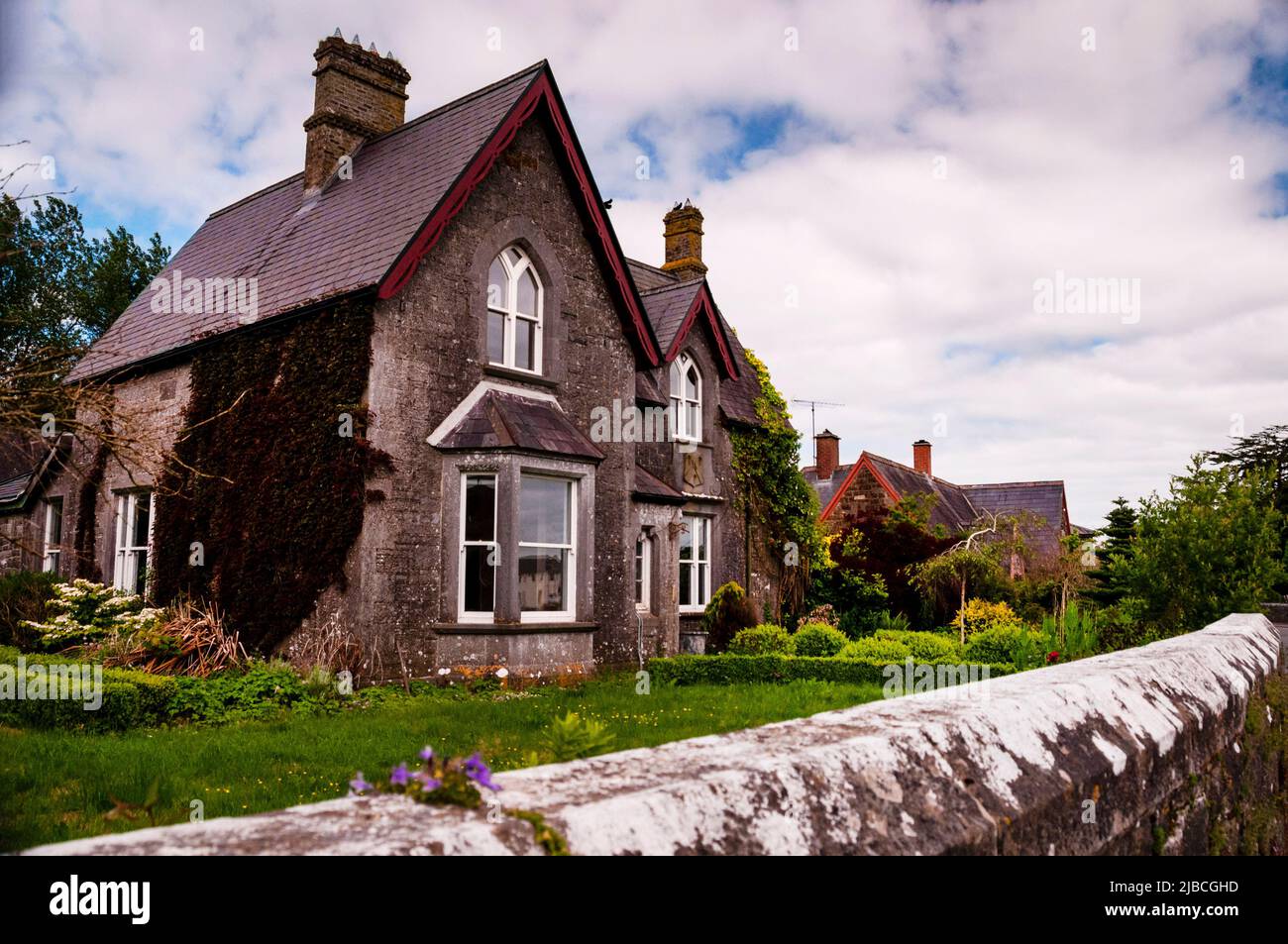 Cut stone house of Ardagh, Ireland Stock Photo - Alamy
