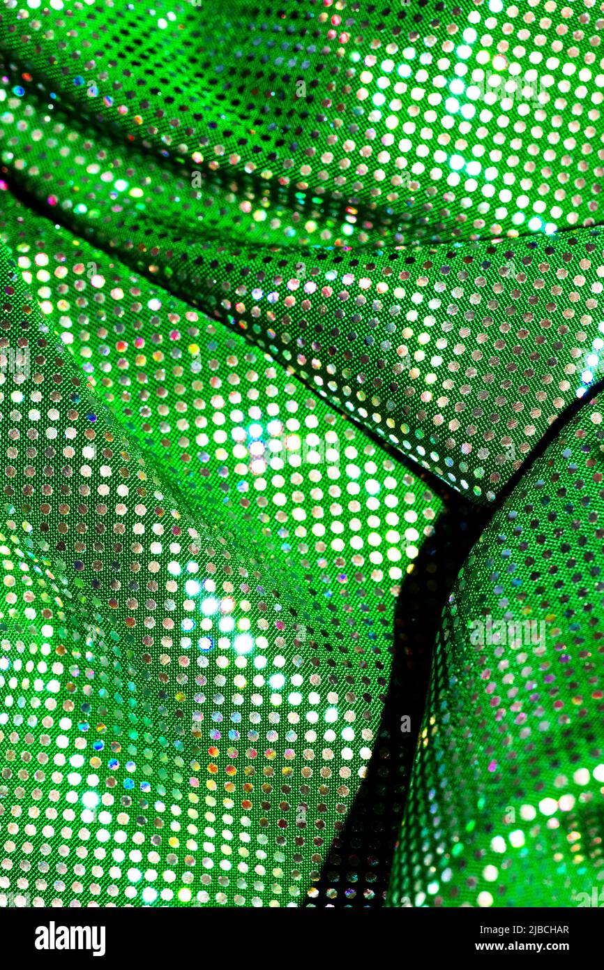Coloured Shiny Sequins on fabric close up abstract background Stock ...