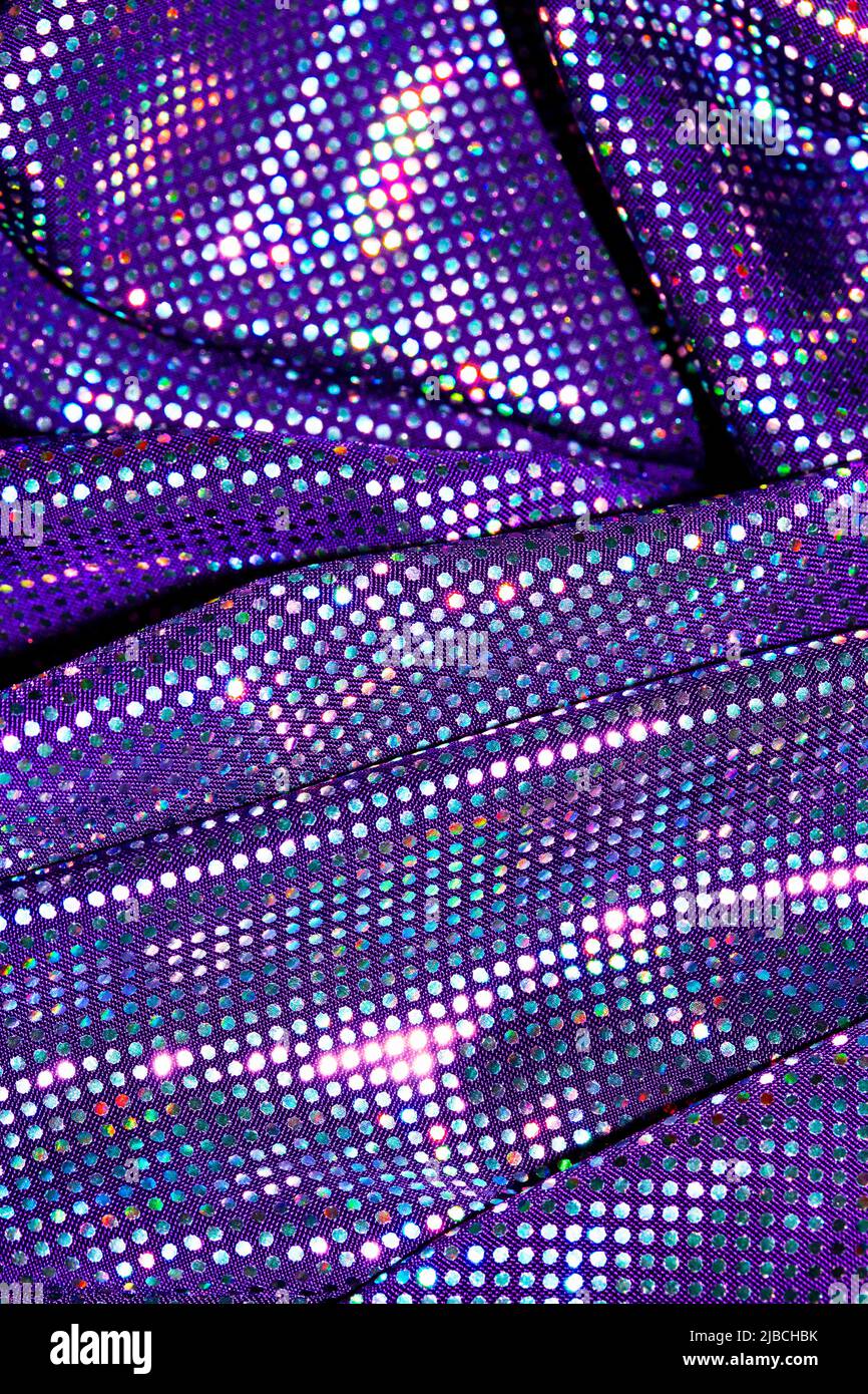 Coloured Shiny Sequins on fabric close up abstract background Stock ...