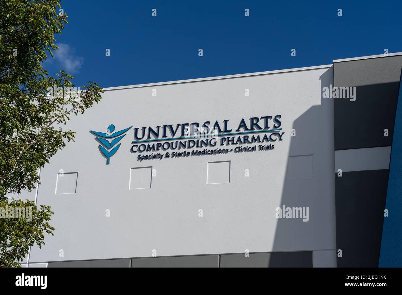 Universal Arts Compounding Pharmacy in Miami, Florida, USA Stock Photo ...