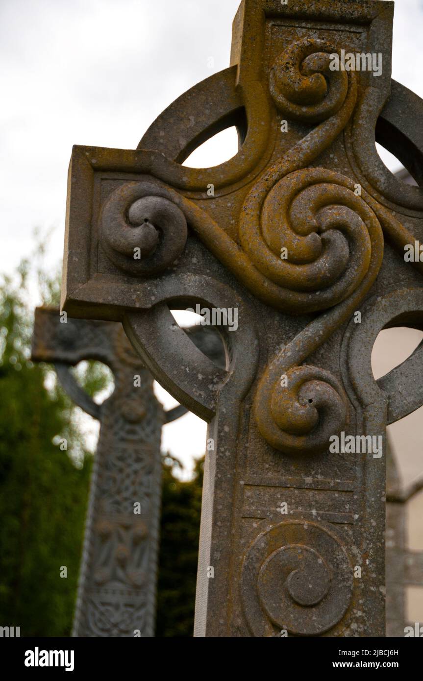 Sculpted stone crosses hi-res stock photography and images - Alamy